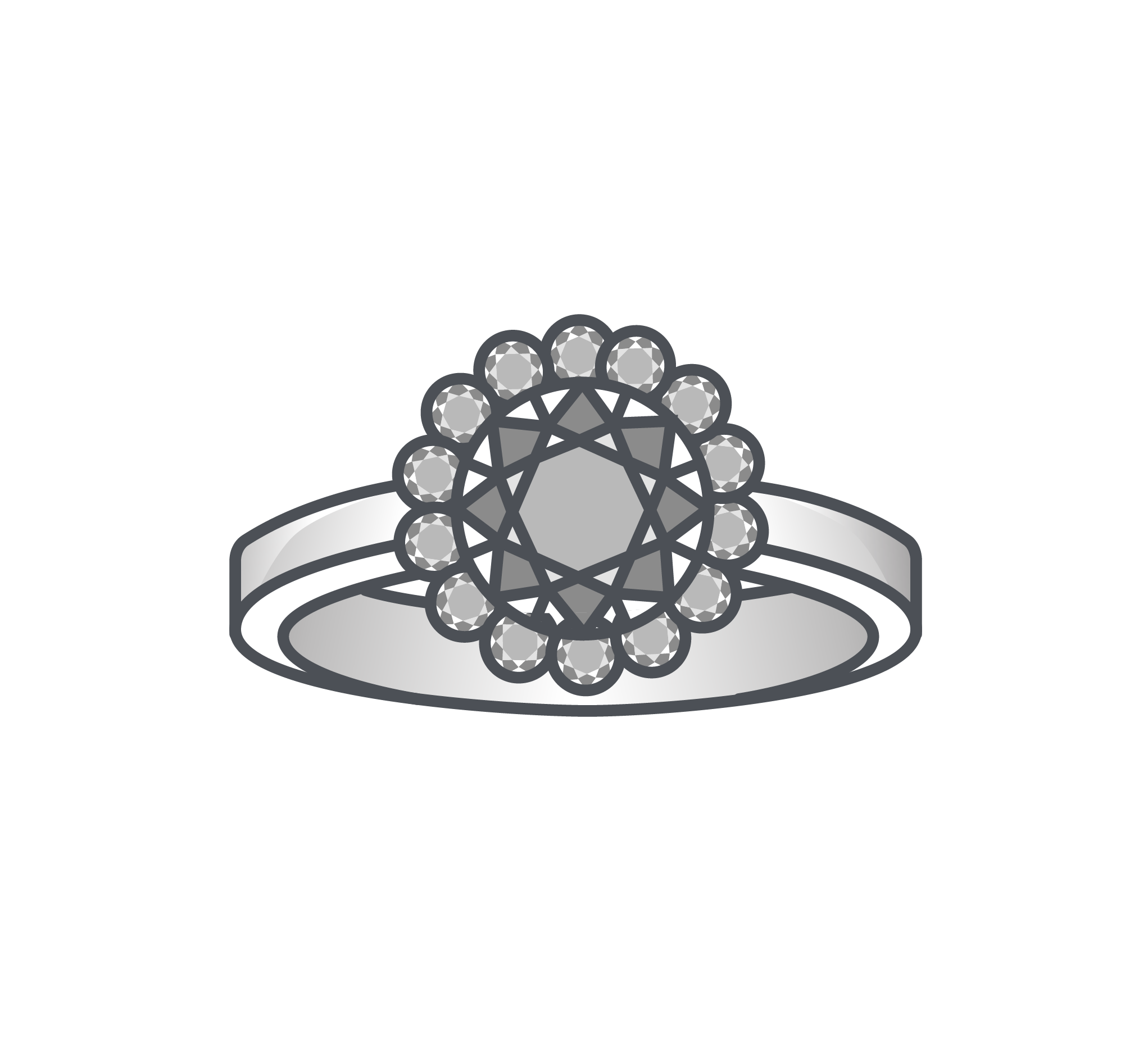 Halo Engagement Rings – Allure Diamonds